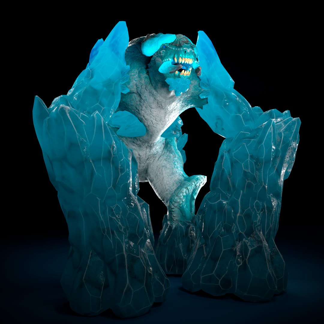 3D Ice Elemental Model - TurboSquid 1575891