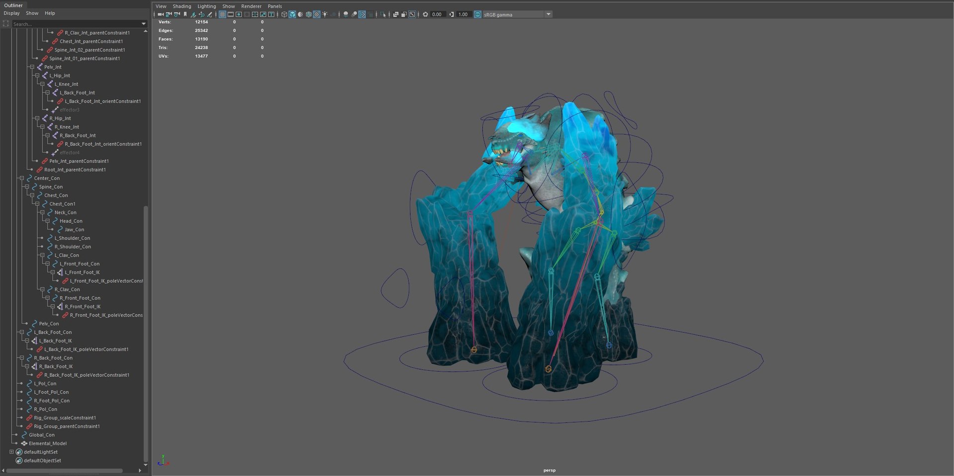 3D Ice Elemental Model - TurboSquid 1575891