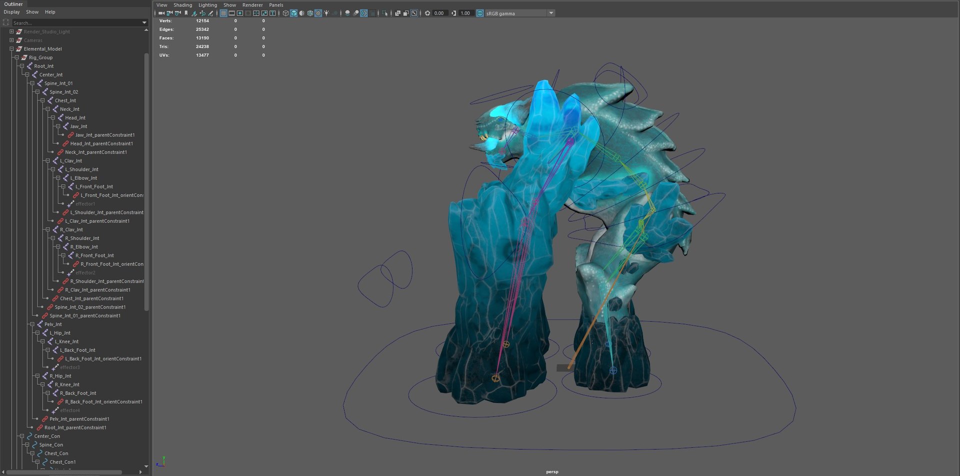 3D Ice Elemental Model - TurboSquid 1575891
