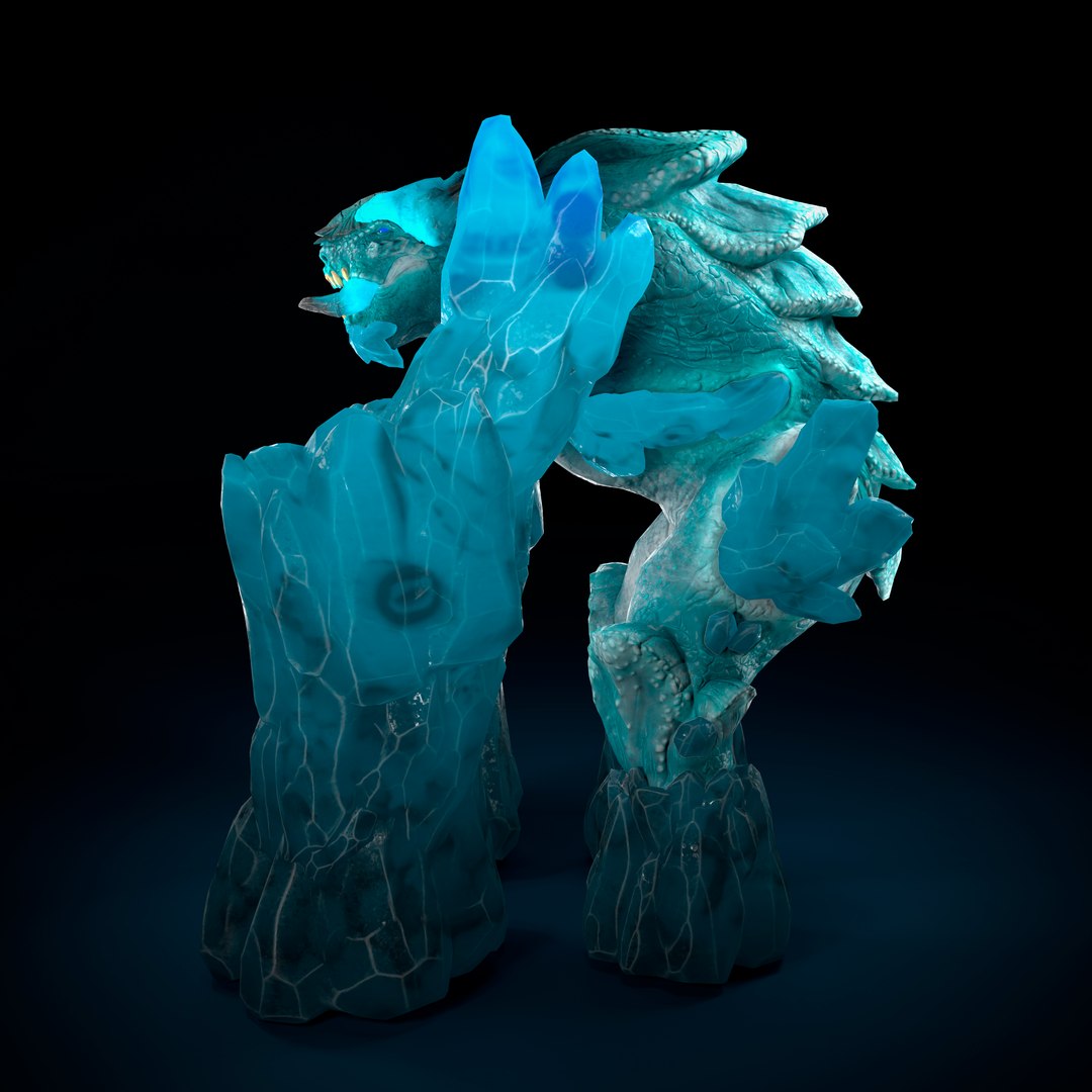 3D Ice Elemental Model - TurboSquid 1575891