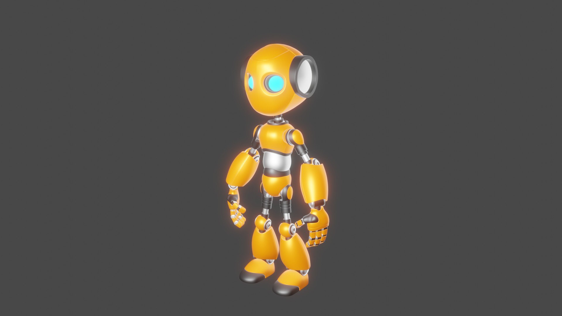 Robot Character RC02 3D Model - TurboSquid 1735805