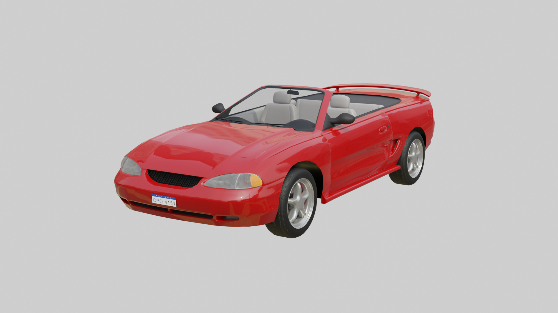 Convertible Sports Car Realistic And Game Ready Asset 3D - TurboSquid ...