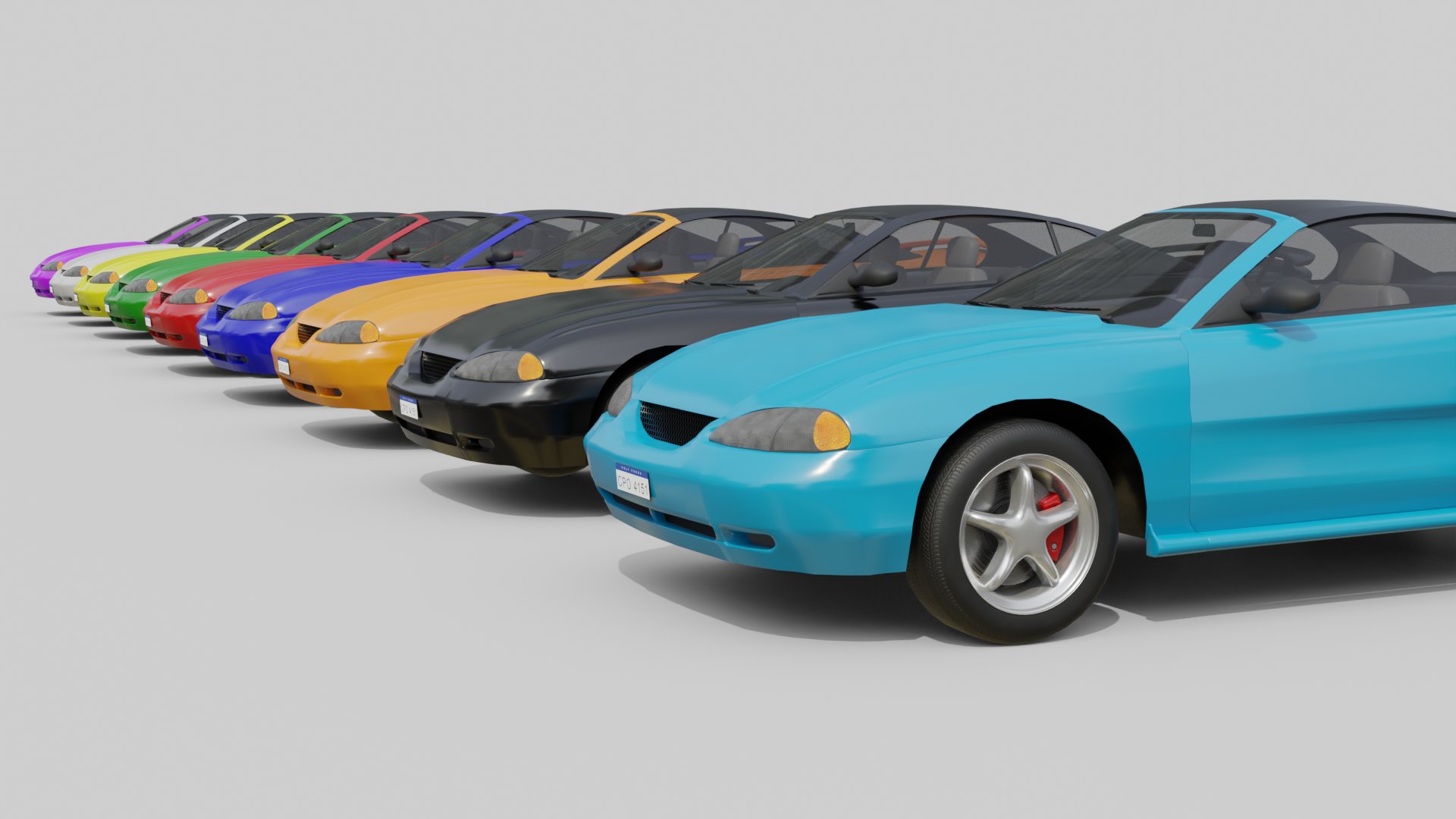 Convertible Sports Car Realistic And Game Ready Asset 3D - TurboSquid ...