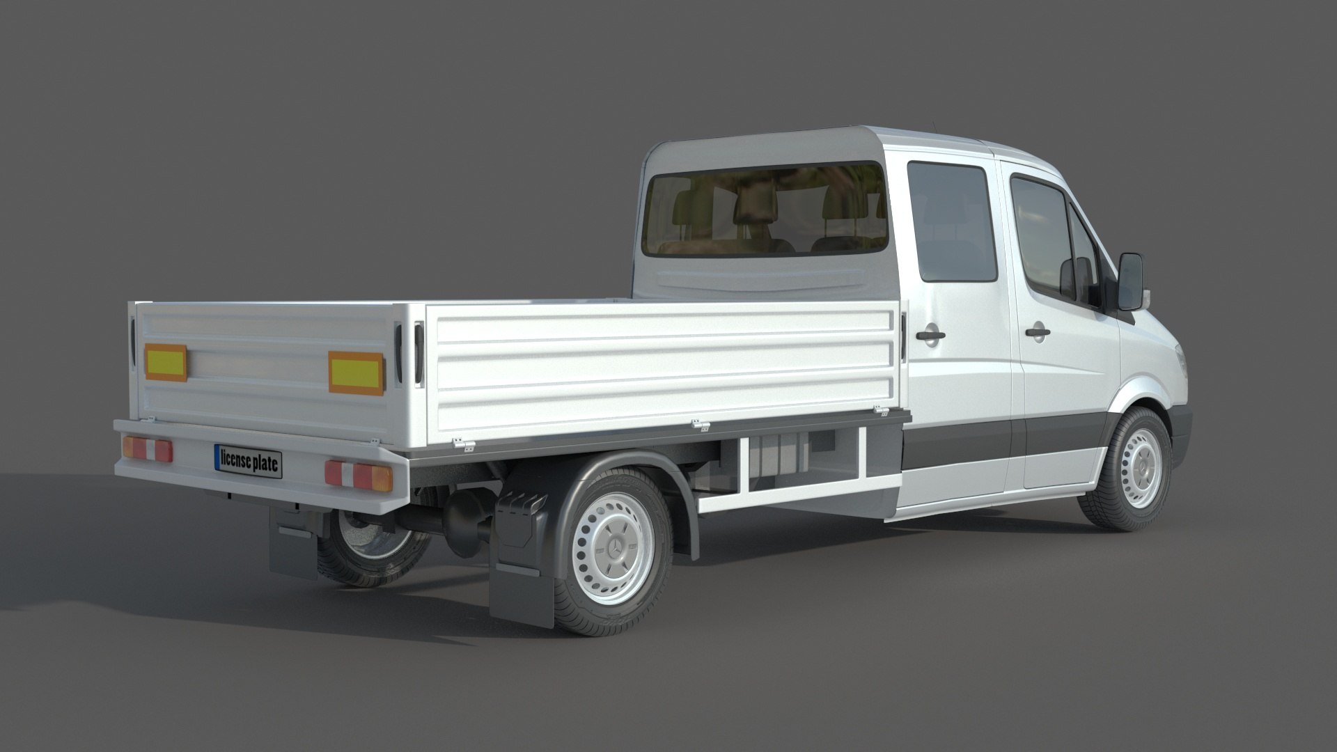 3D Mercedes Benz Sprinter Double Cab Pickup model - TurboSquid 1894887