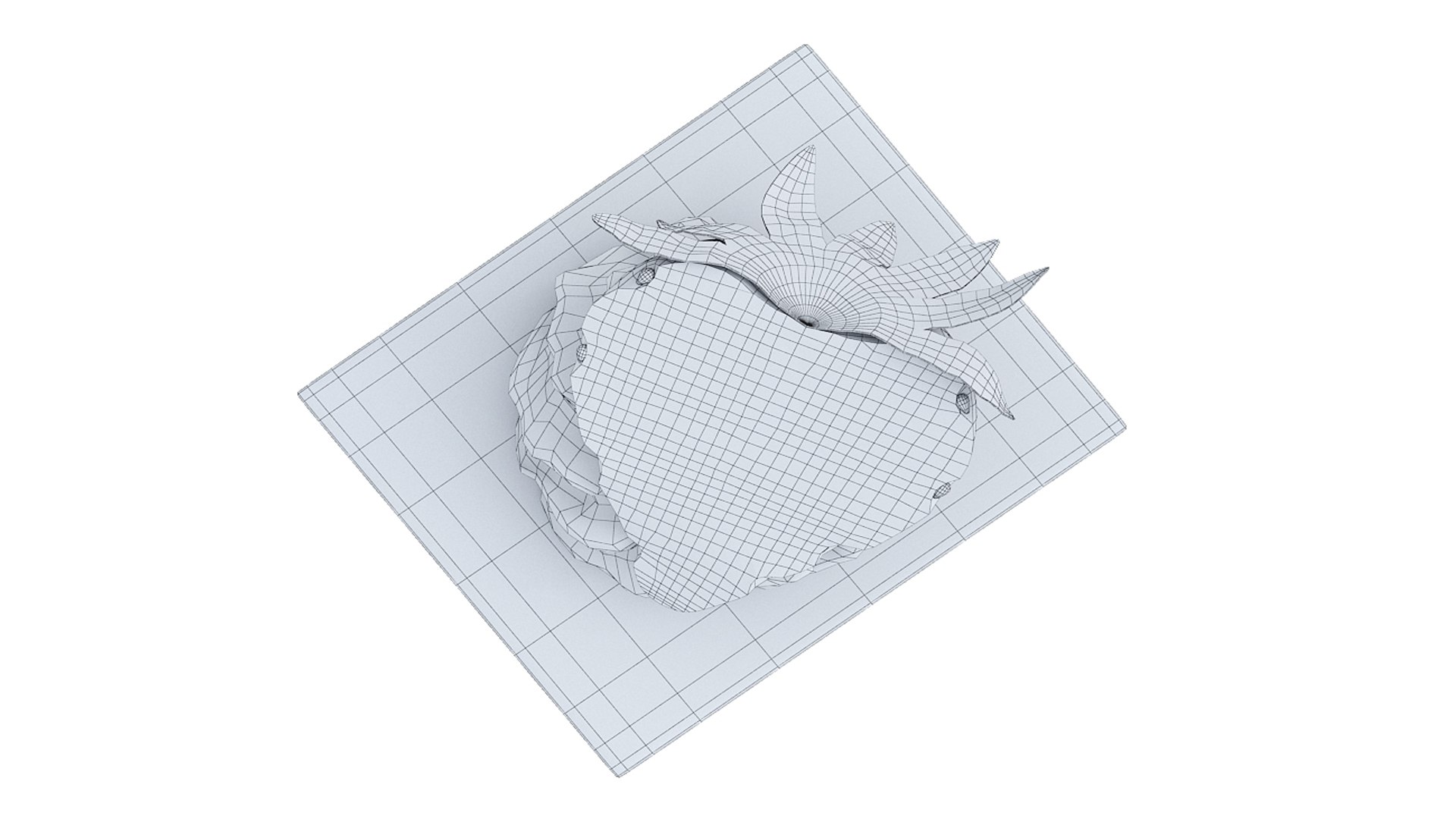 3D Strawberry Cheesecake Model - TurboSquid 1957386