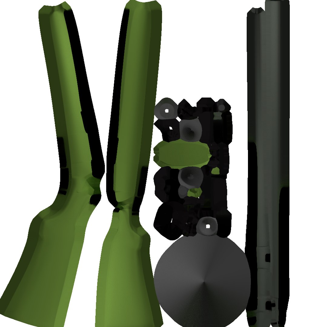 Gun Uv Maps 3D - TurboSquid 1384639