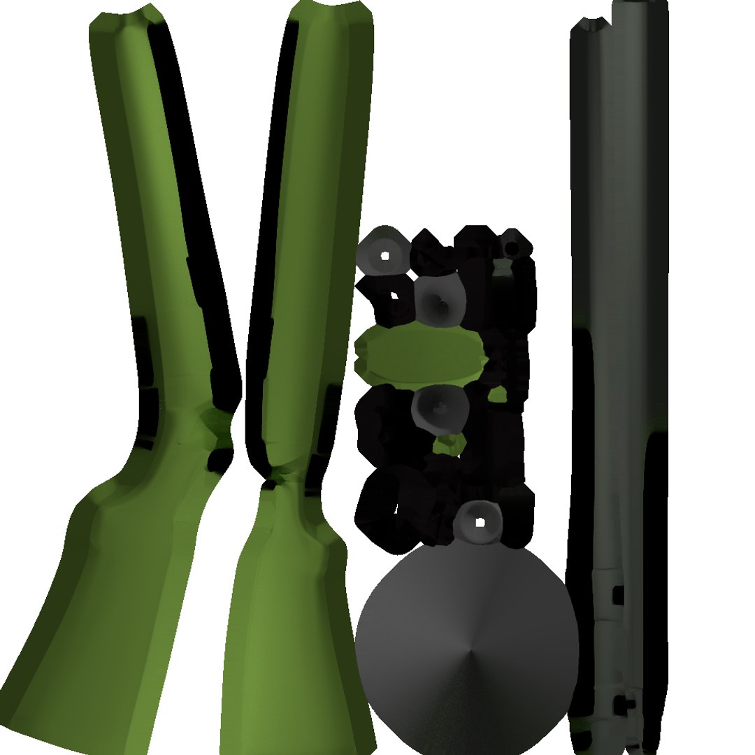 Gun Uv Maps 3D - TurboSquid 1384639