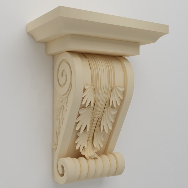 classical interior wall 3d x