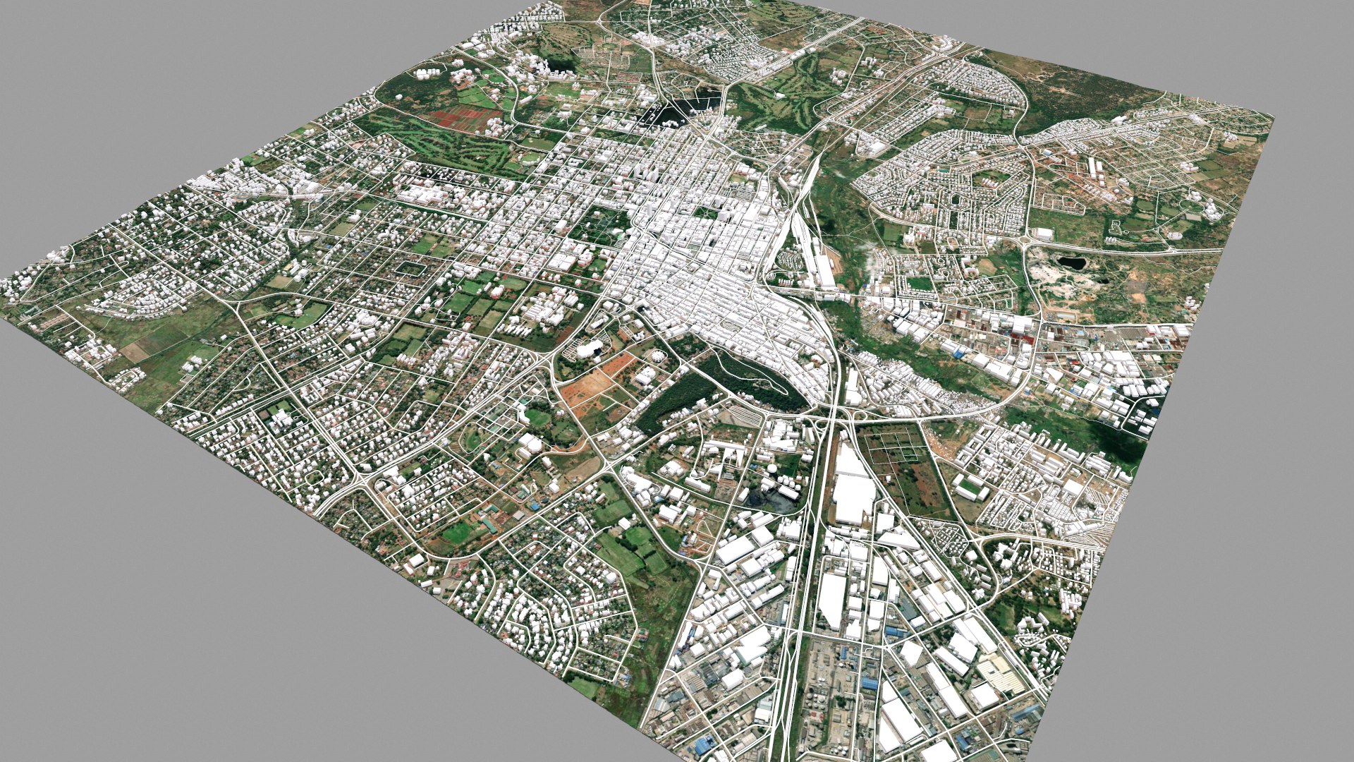 3D Cityscape Harare Zimbabwe - TurboSquid 2000341