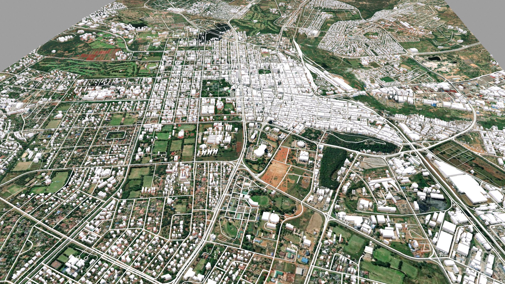 3D Cityscape Harare Zimbabwe - TurboSquid 2000341