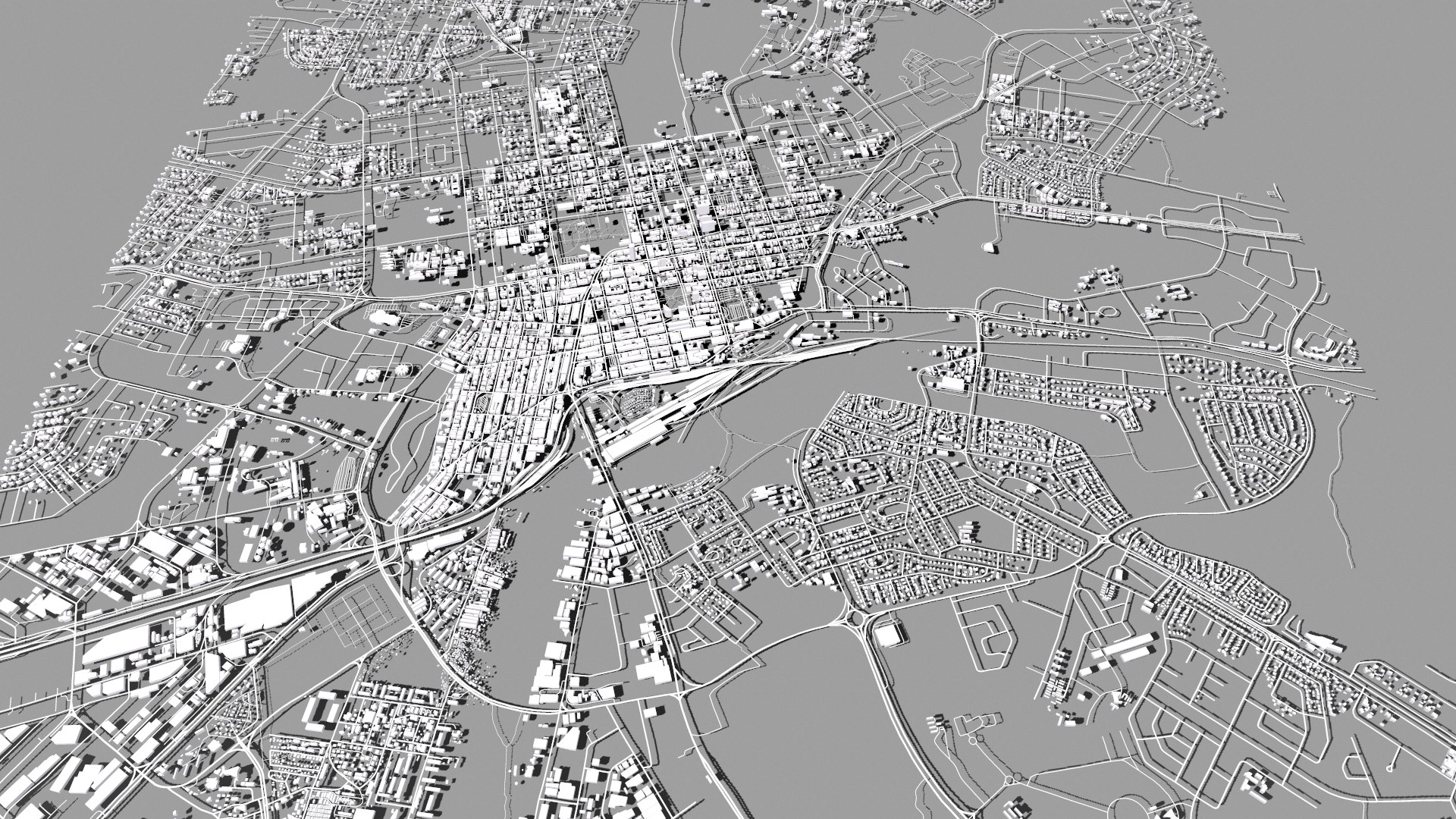 3D Cityscape Harare Zimbabwe - TurboSquid 2000341