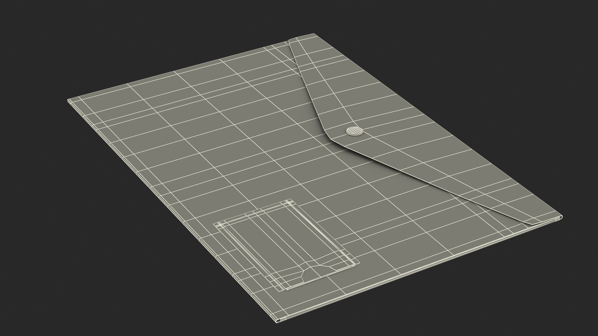 3D A4 Plastic Document Folder Yellow Model - TurboSquid 1774586