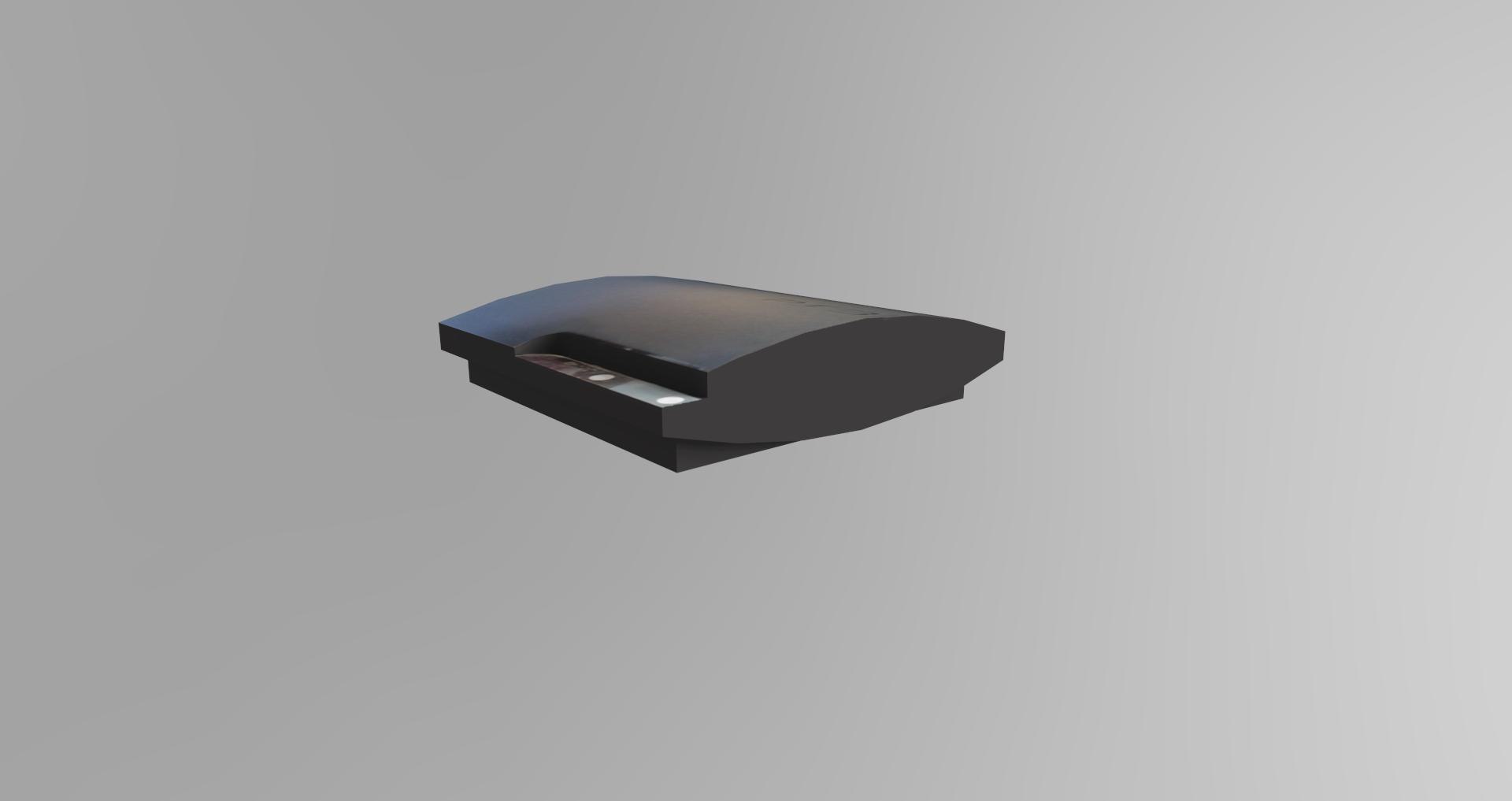 Playstation 3 Slim 3D Model - TurboSquid 1355225