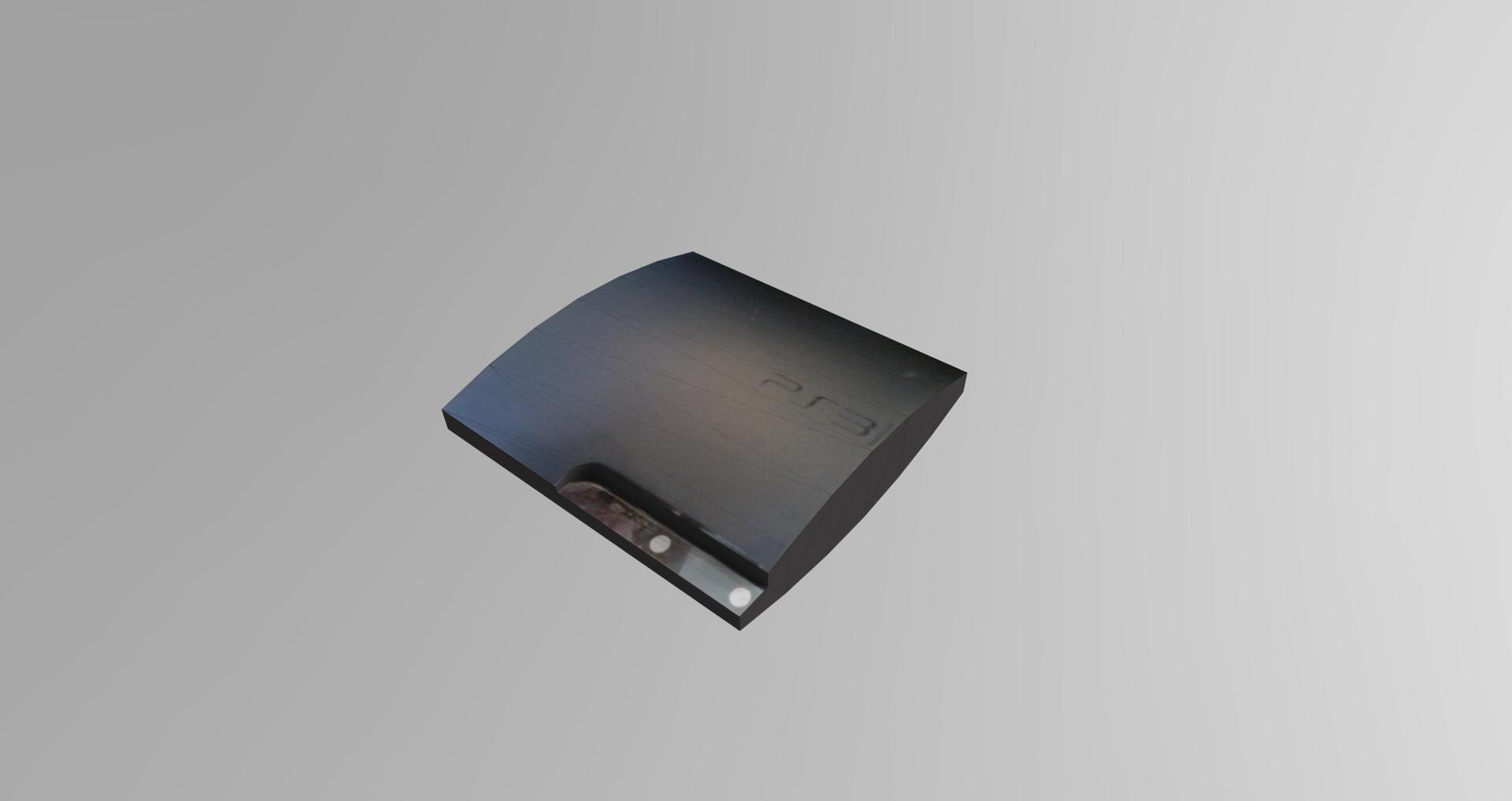 Playstation 3 Slim 3D Model - TurboSquid 1355225