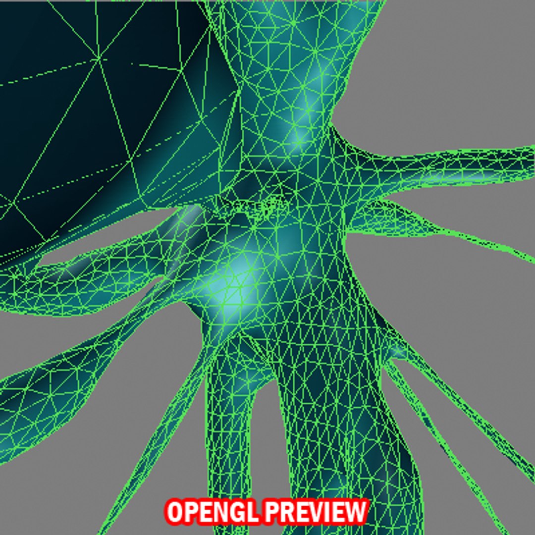Ready Neuron Electricity Activity 3d Model