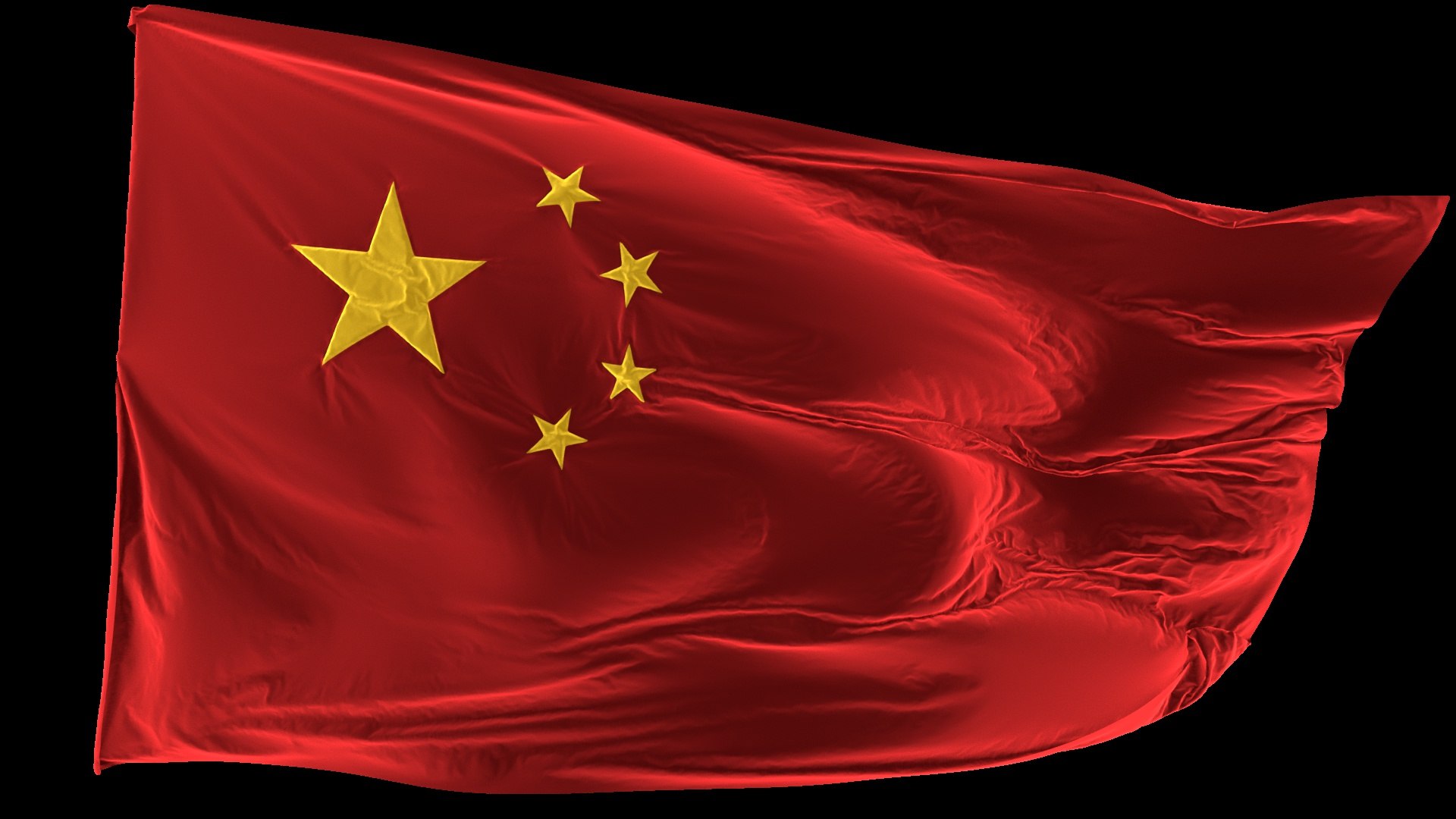China Flag Animated 3D Model - TurboSquid 1728471