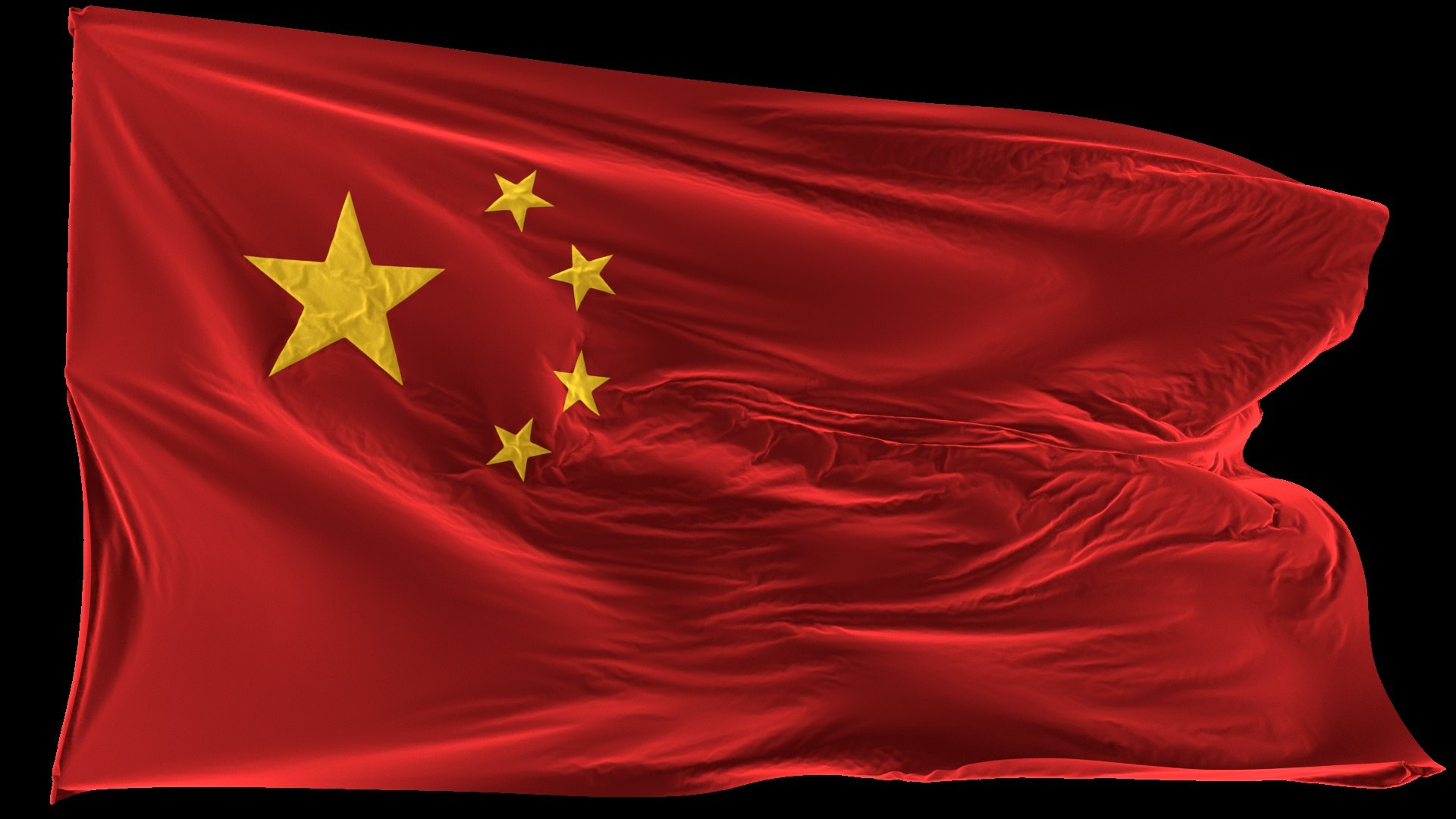 China Flag Animated 3D Model - TurboSquid 1728471