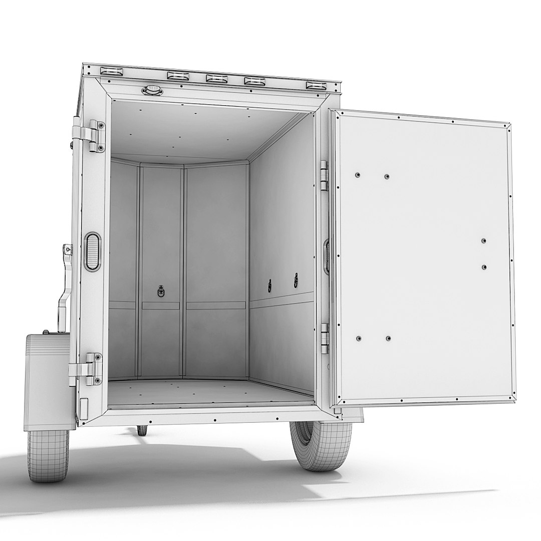 Cargo Trailer 3d Model
