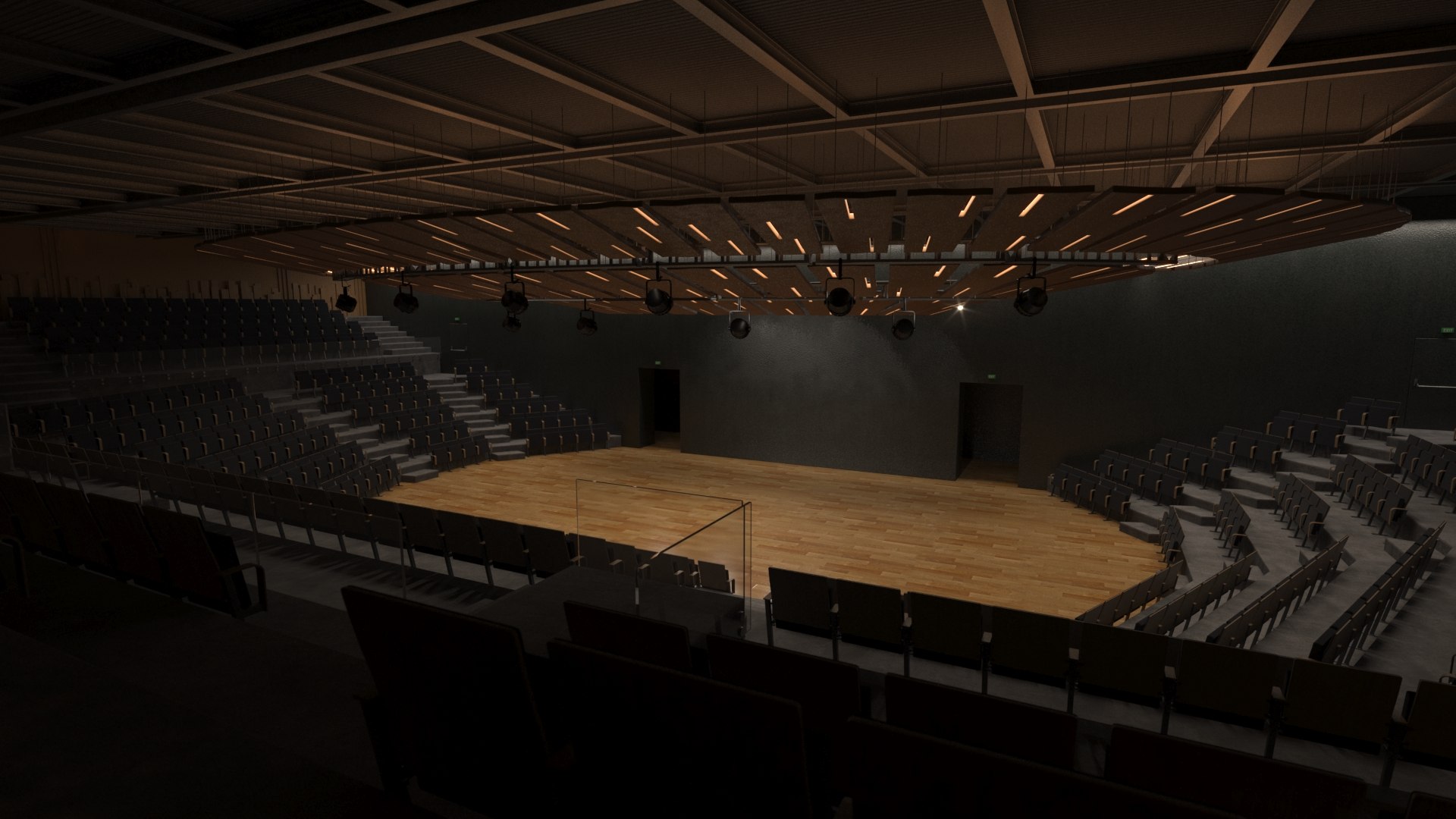 3D Theater Or Concert Hall - TurboSquid 2077251