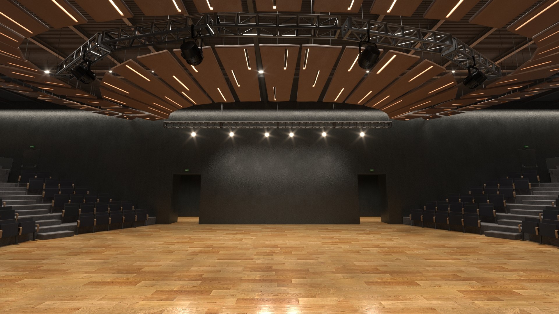 3D Theater Or Concert Hall - TurboSquid 2077251