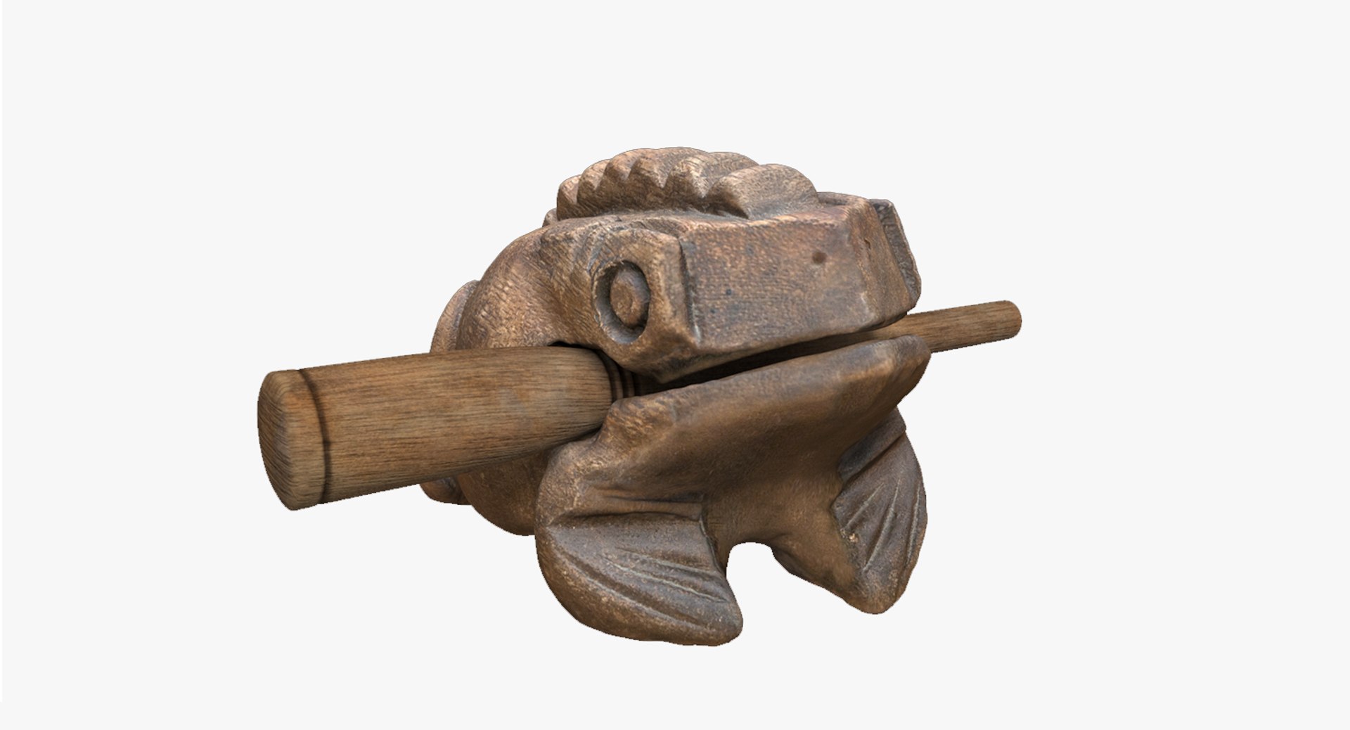 Indonesian Croaking Wooden Frog Model - TurboSquid 1329900