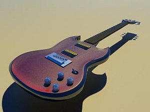 Rigged Guitar 3D Models For Download | TurboSquid