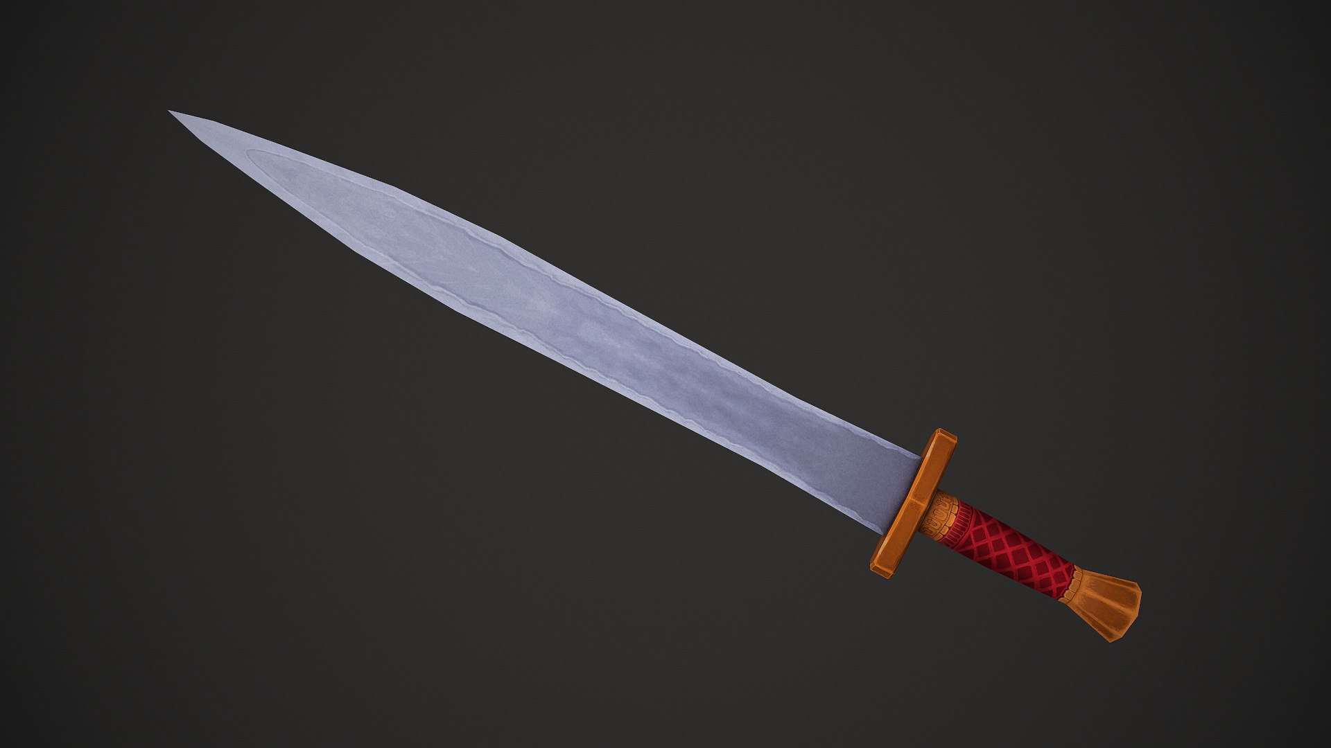 Free Sword Hand Painted 3D - TurboSquid 1397149
