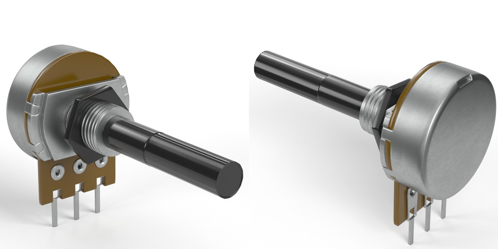 Single Turn Potentiometer 3D Model - TurboSquid 1870072