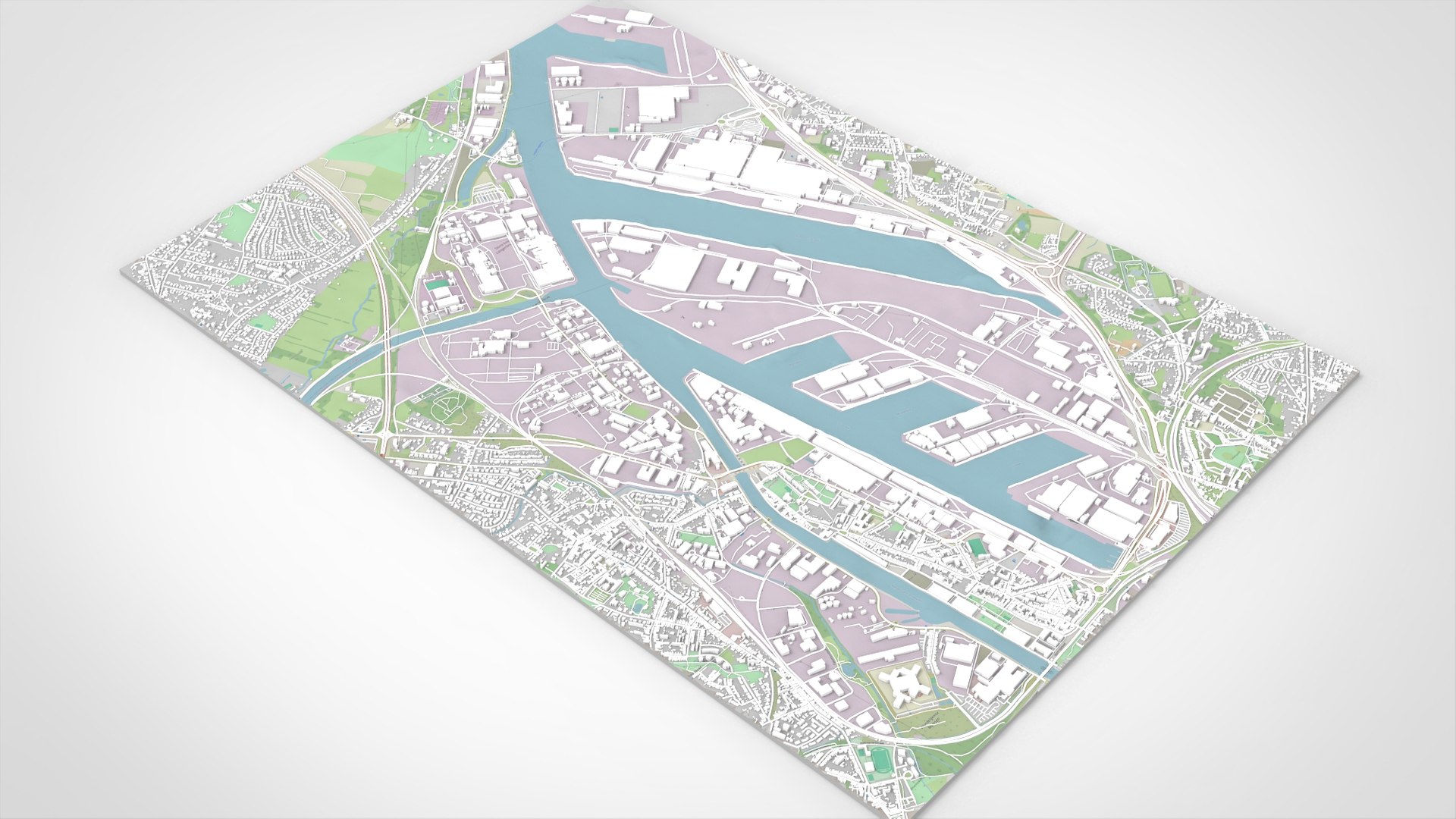 3D The Port Of Ghent Belgium - TurboSquid 2325971