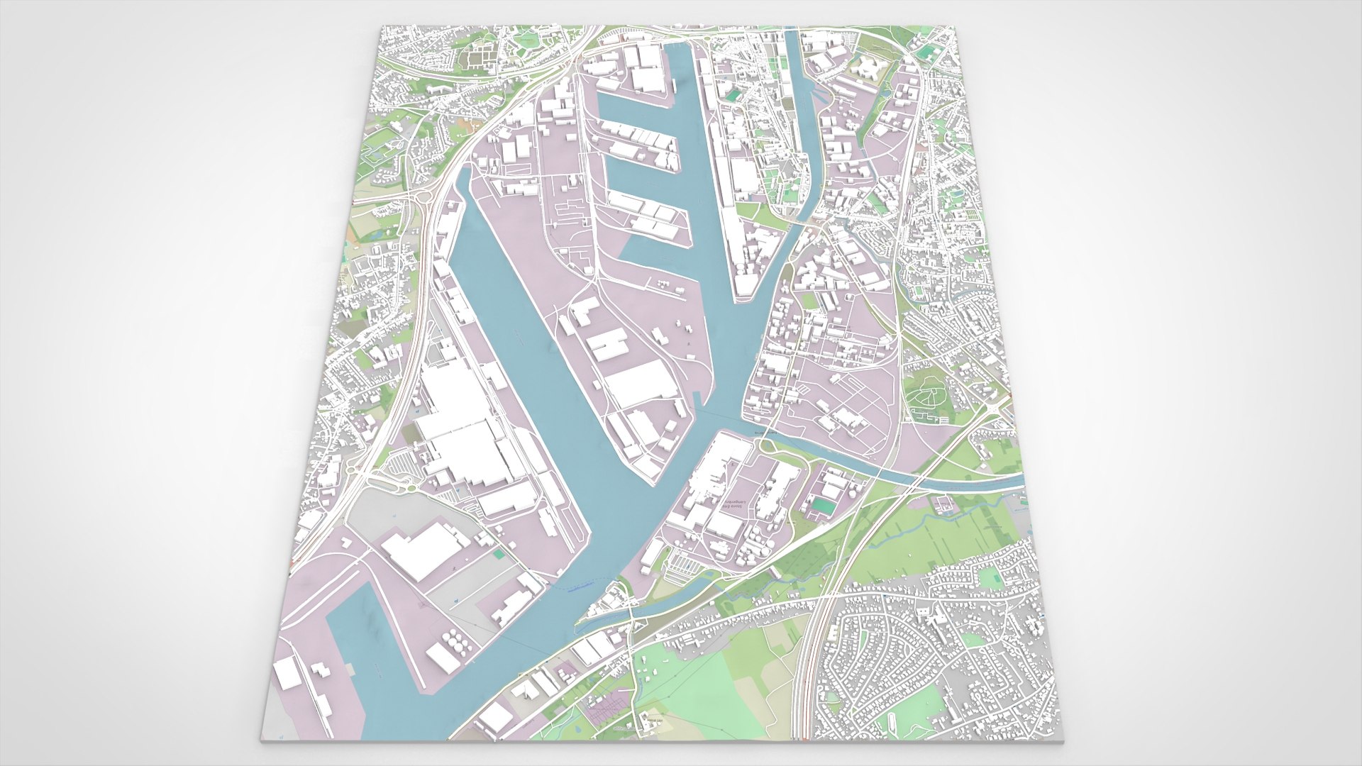 3D The Port Of Ghent Belgium - TurboSquid 2325971