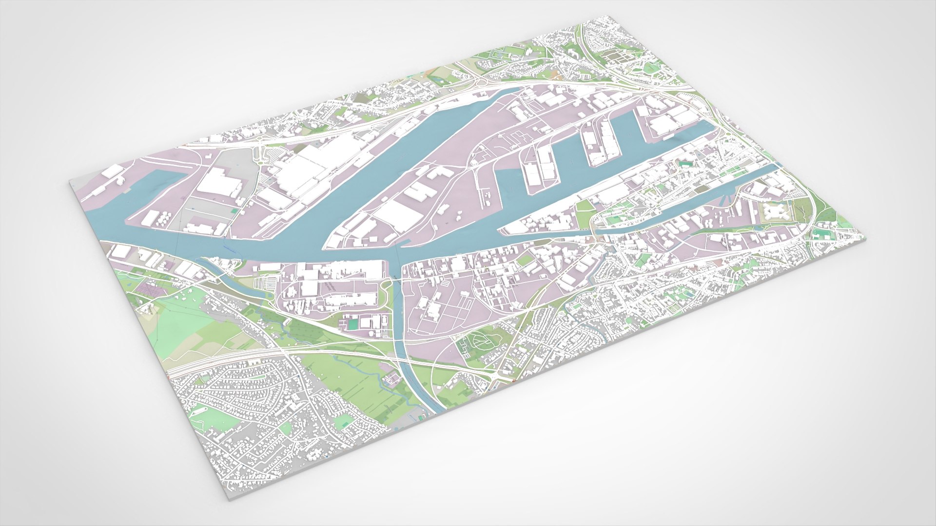 3D The Port Of Ghent Belgium - TurboSquid 2325971