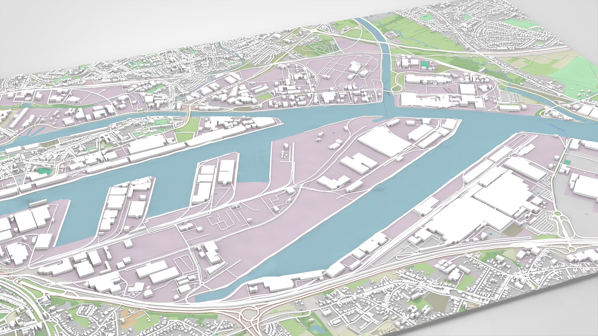 3D The Port Of Ghent Belgium - TurboSquid 2325971