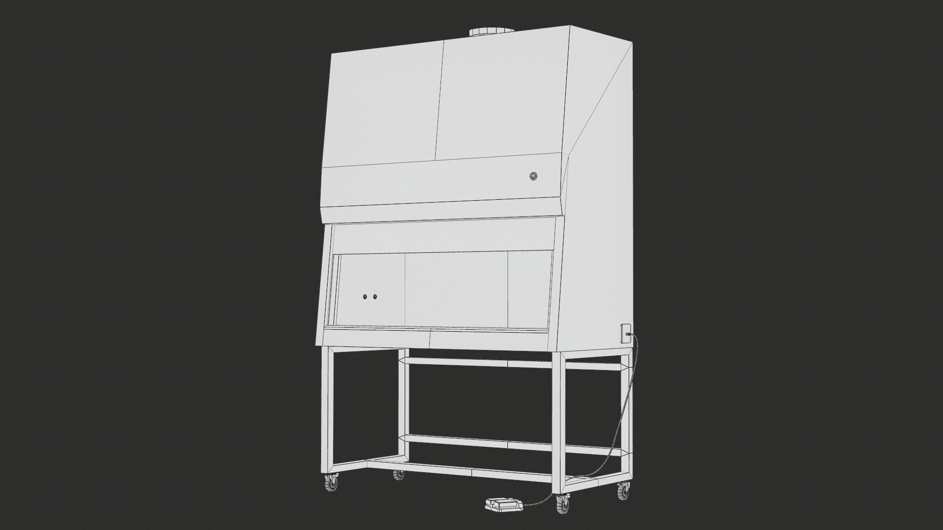 Biological Safety Cabinet Class 2 Hood PBR 3D - TurboSquid 2294573