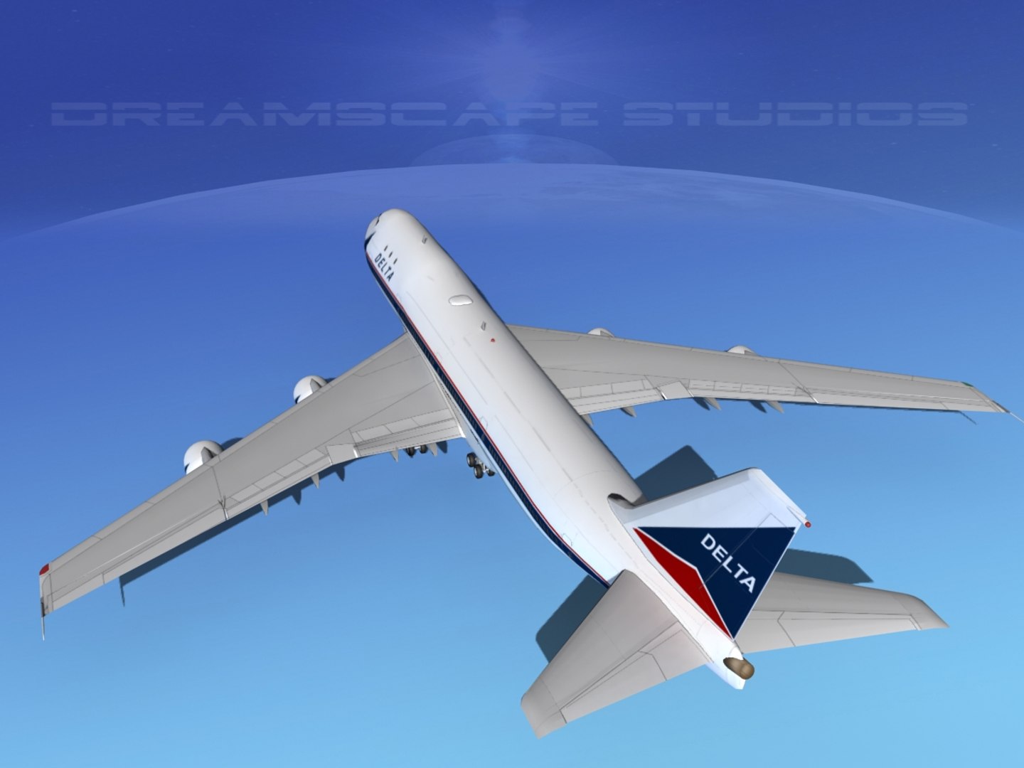 747-100 airline boeing 747 3d dxf