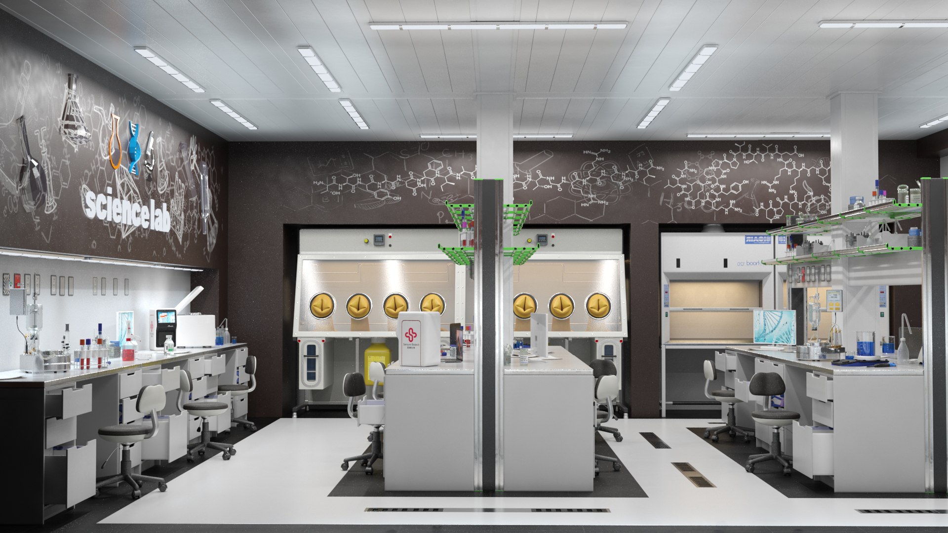 3D Scientific Laboratory Lab - TurboSquid 1650952