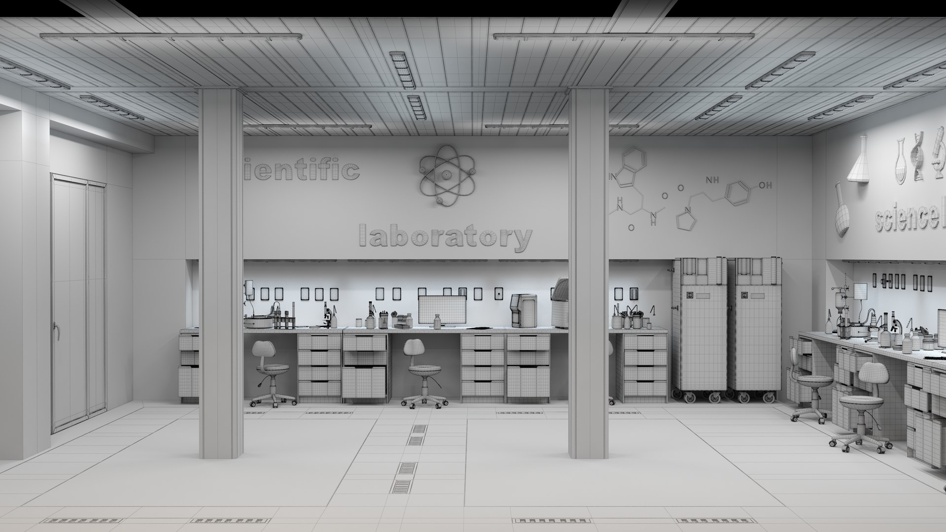 3D Scientific Laboratory Lab - TurboSquid 1650952