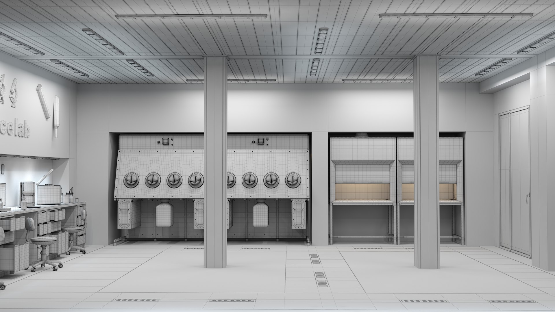 3D Scientific Laboratory Lab - TurboSquid 1650952