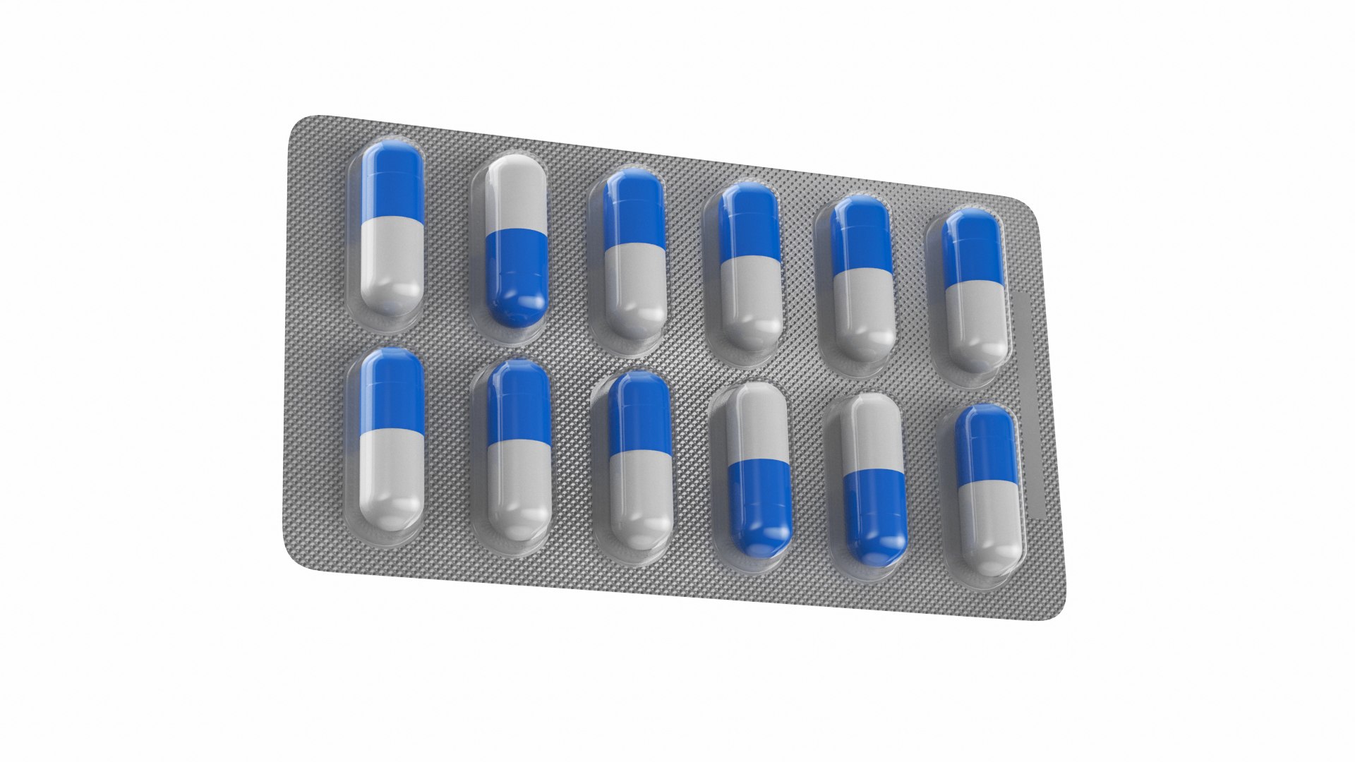 3D Blister Pills Pack 01 Model - TurboSquid 2164267