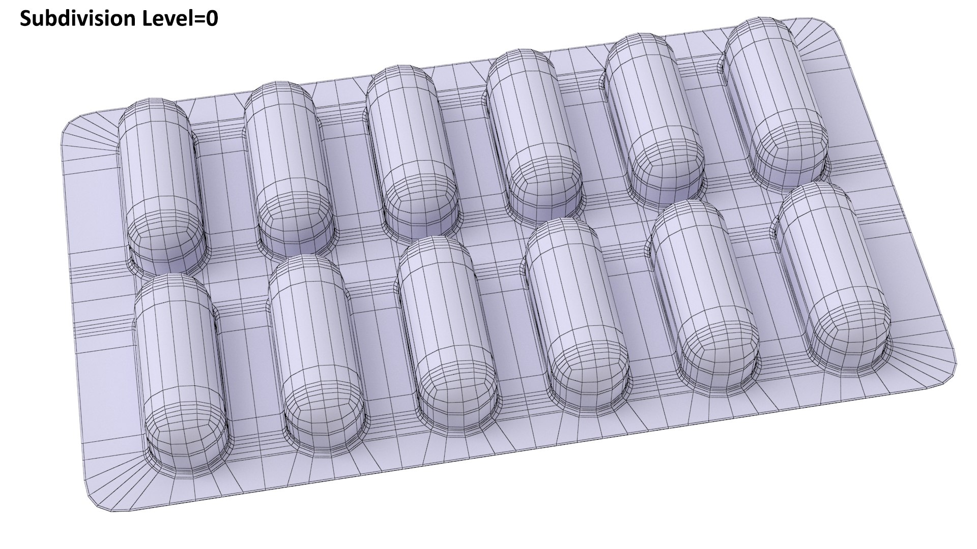 3D Blister Pills Pack 01 Model - TurboSquid 2164267