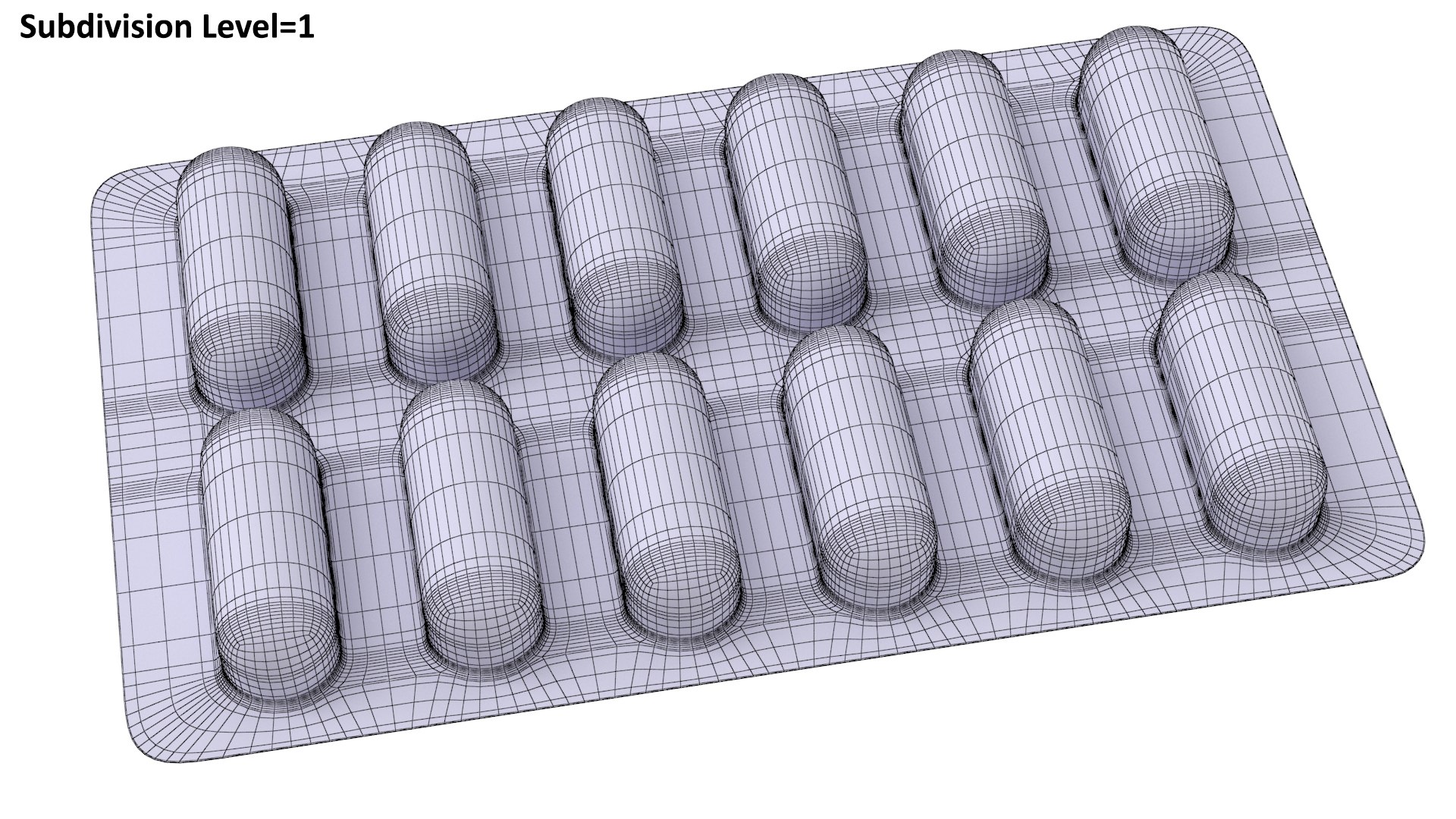 3D Blister Pills Pack 01 Model - TurboSquid 2164267