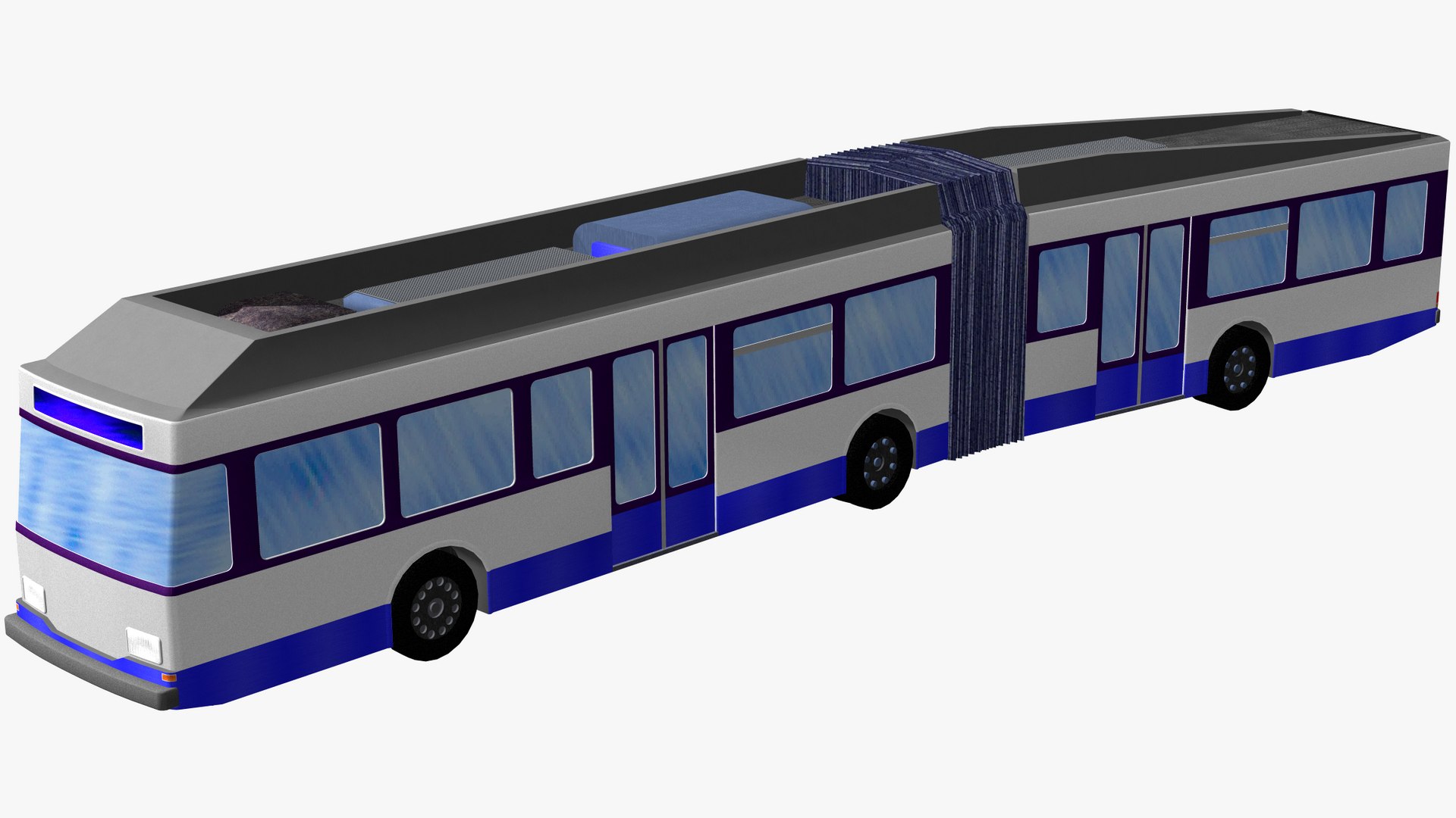 3D Modern Articulated City Bus - TurboSquid 1871518