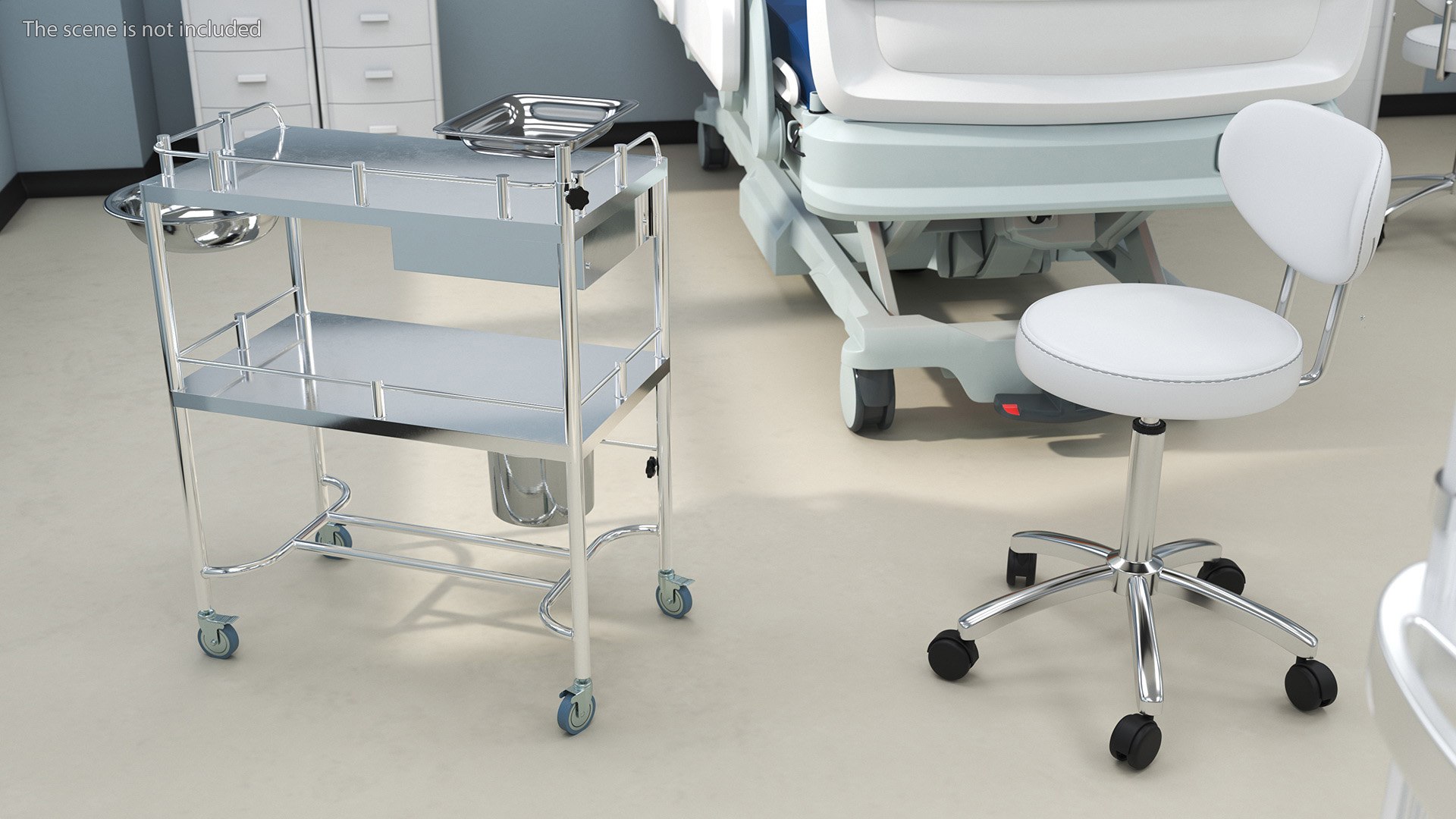 Medical Instrument Trolley Metal 3D - TurboSquid 2246212