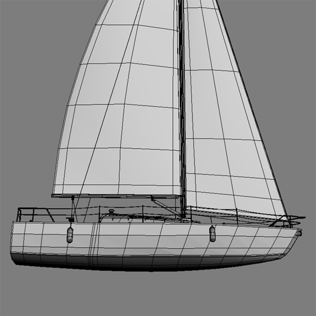 Sailing Boat 3d Model