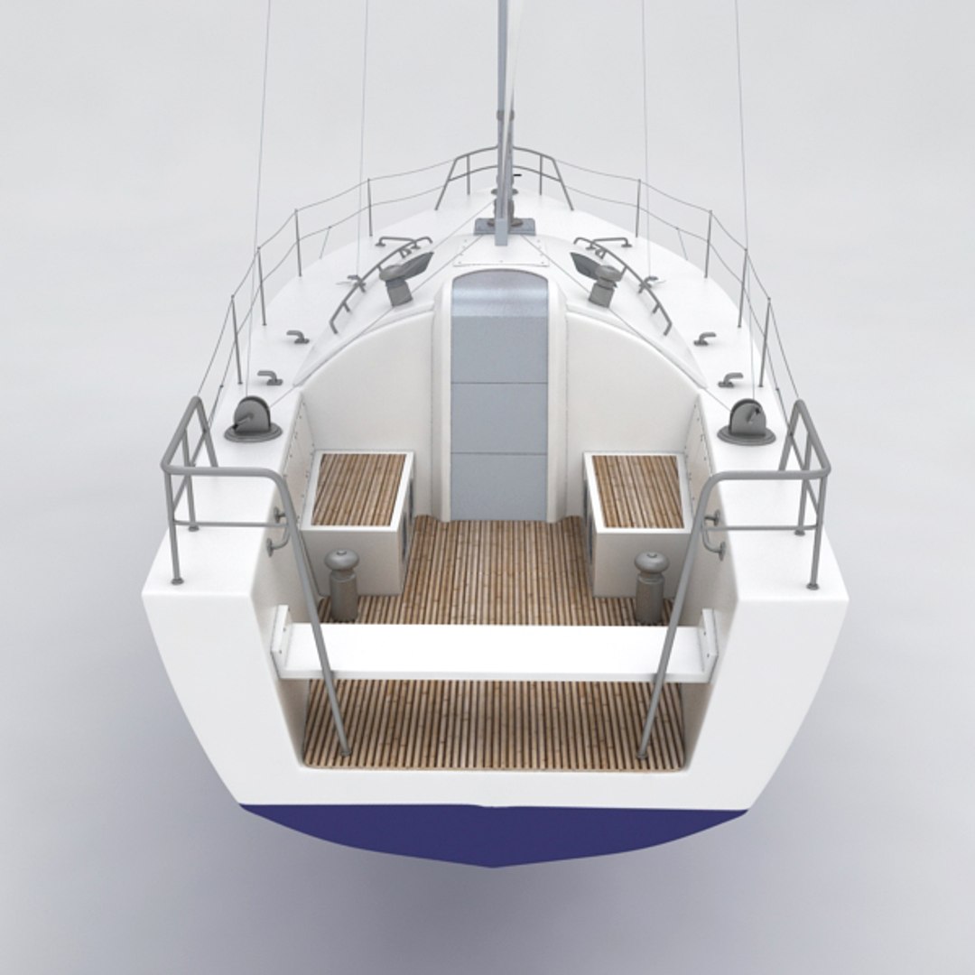 Sailing Boat 3d Model
