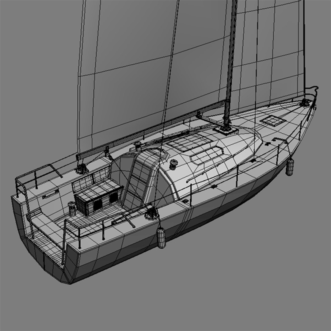 Sailing Boat 3d Model