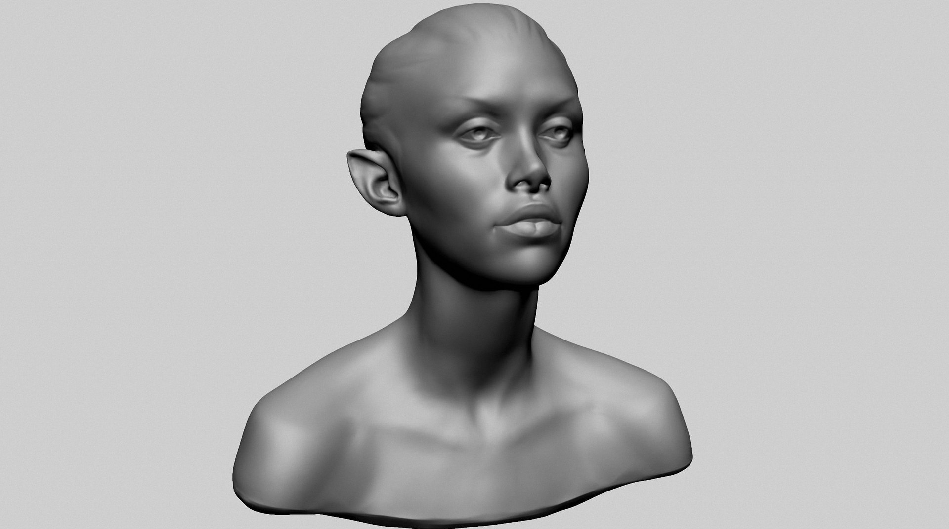 Fantasy Female Head E 3D Model - TurboSquid 1937924