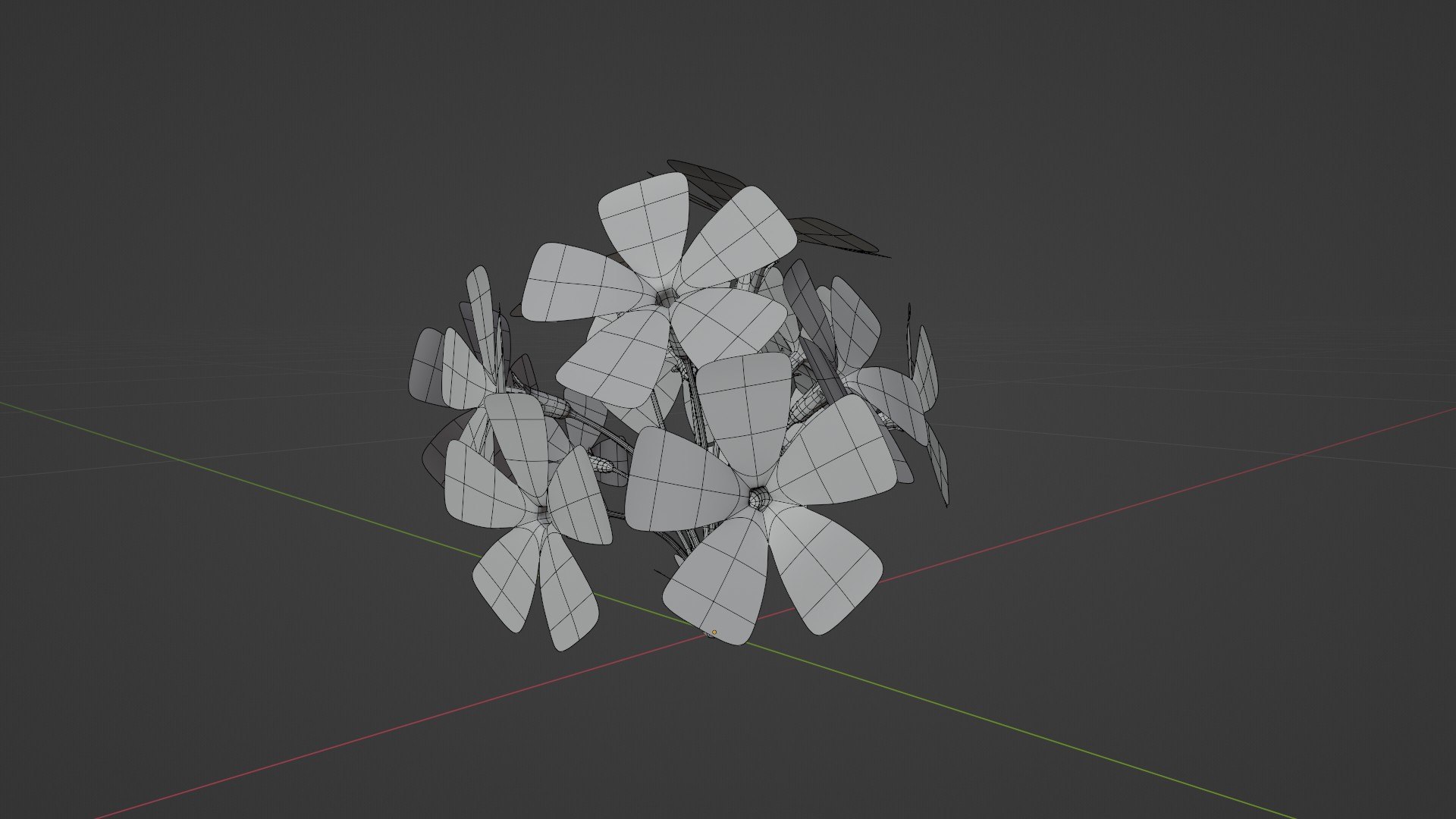 3D Violet Flower model - TurboSquid 2021320