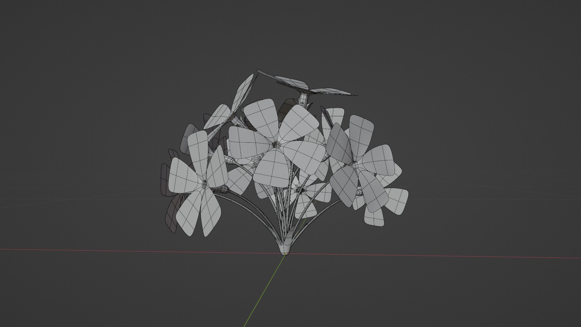 3D Violet Flower model - TurboSquid 2021320