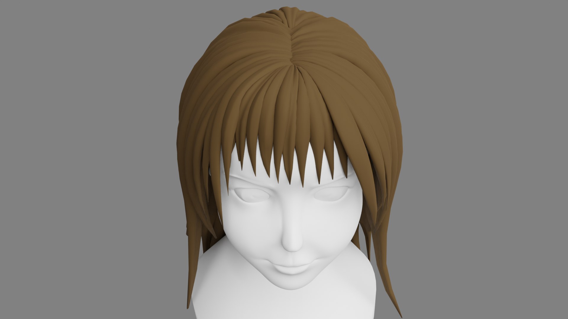Female Stylized Hair - Game Asset 3D Model - TurboSquid 1999829
