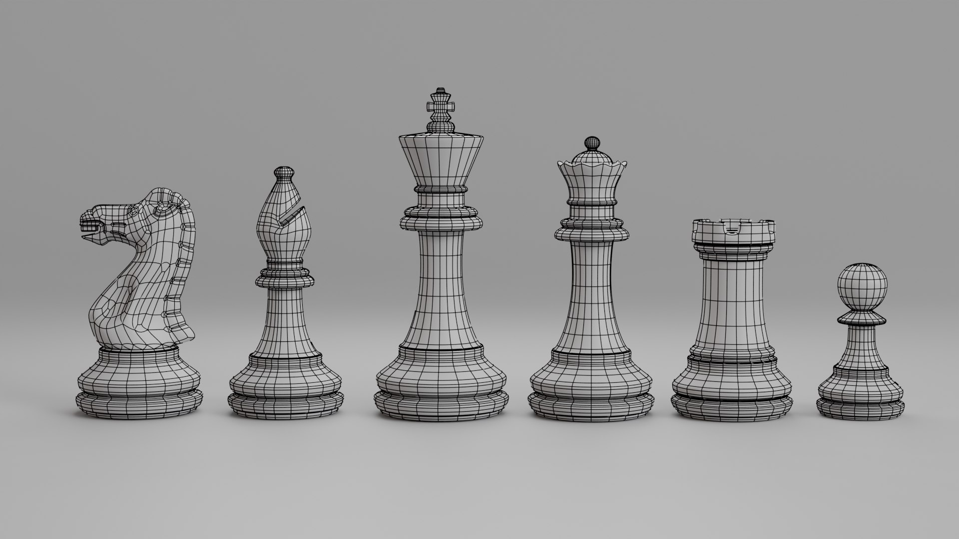 3D Chess Pieces 3D Model - TurboSquid 2345919